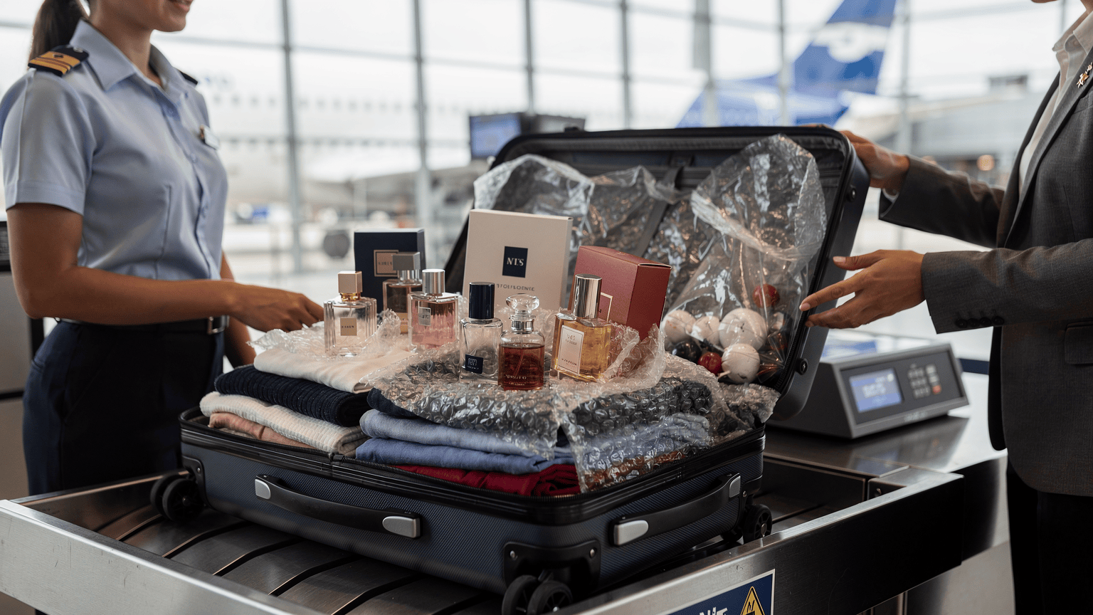 Parfum dans l’Avion : Quelle Quantité en Soute