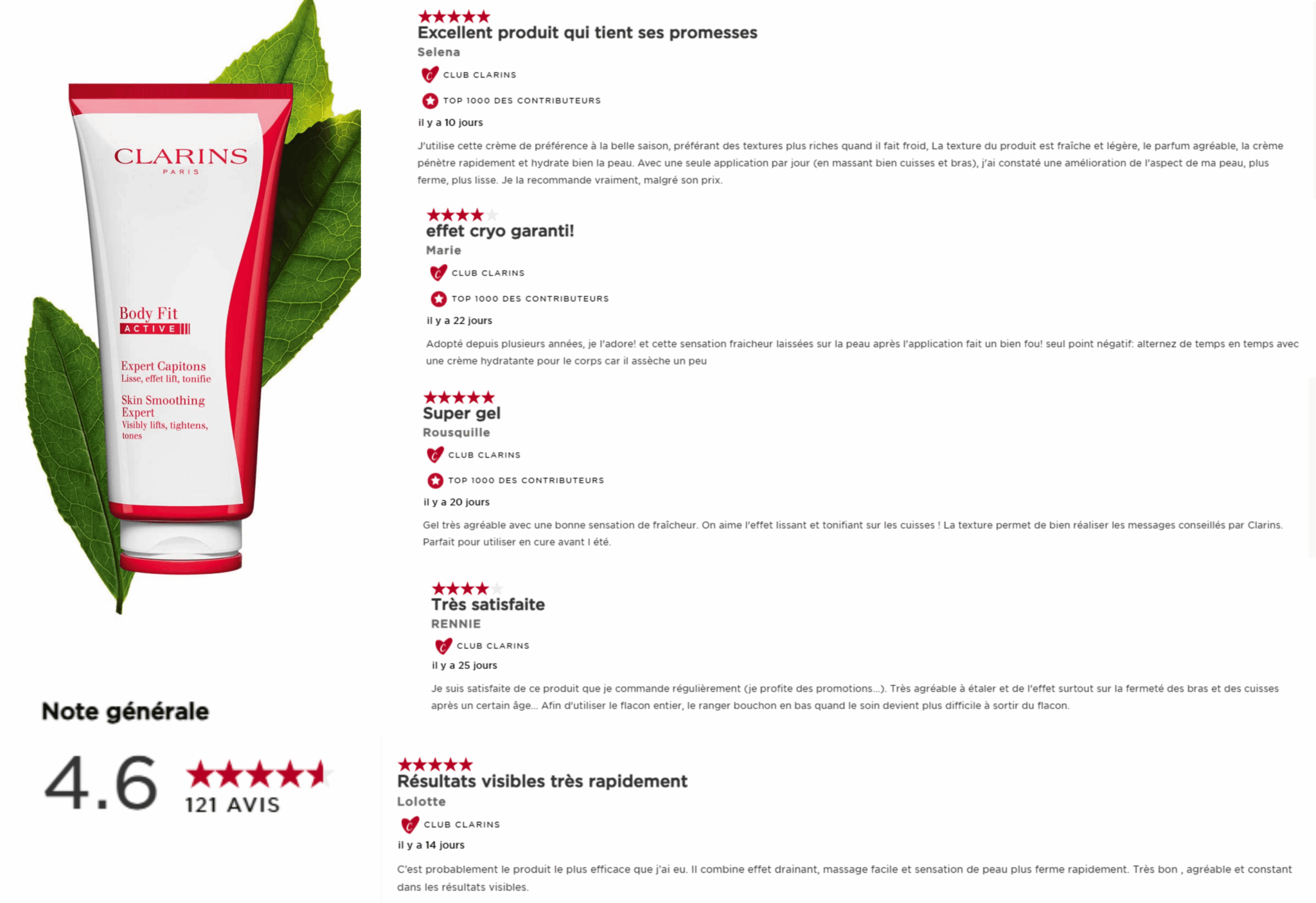 Avis Clarins Body Fit : Anti-cellulite et capitons (2026)